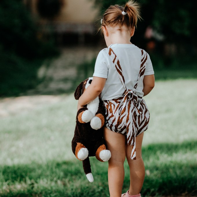 odelce za bebe (puf gaćice ) sa tregerima Mu-Šu