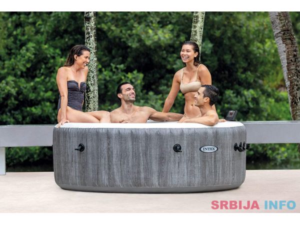 INTEX ˝Purespa Greywood deluxe˝ SPA jakuzzi