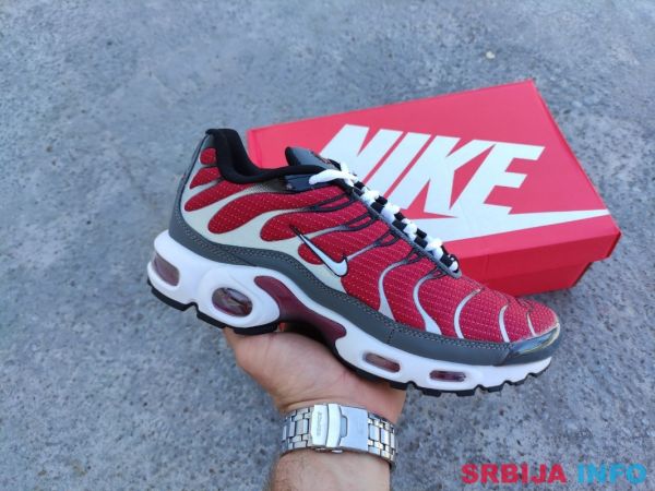 Nike patike Air Max Plus Red Grey