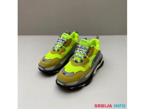 Balenciaga Triple S Yellow Brown