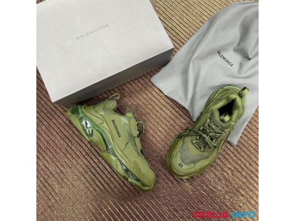 Balenciaga Triple S Army Green