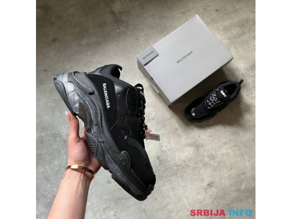 Balenciaga Triple S Black Clear Sole