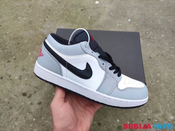 Nike patike Air Jordan 1 Low Light Smoke Grey