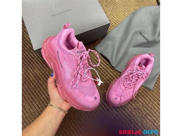 Balenciaga Triple S Clear Sole Pink