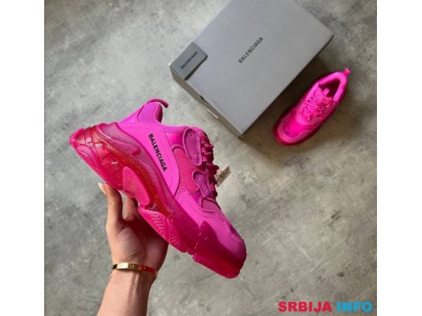 Balenciaga Triple S roze patike