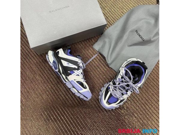 Balenciaga Track White Black Purple