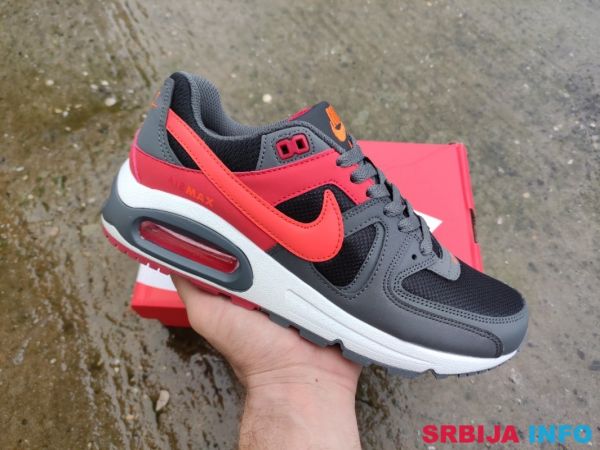 Air Max Command Black/Bright Crimson/Dark Grey