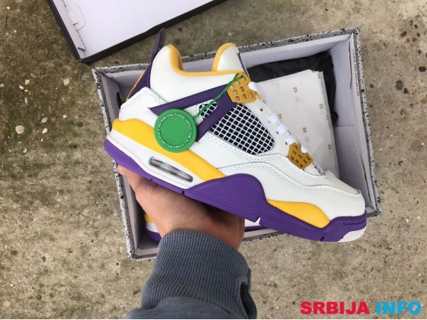 Nike patike Air Jordan 4 Lakers