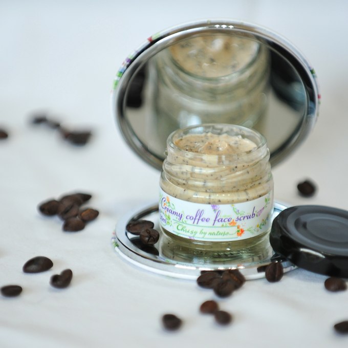 Creamy coffee face scrub | Kremasti piling za lice sa kafom