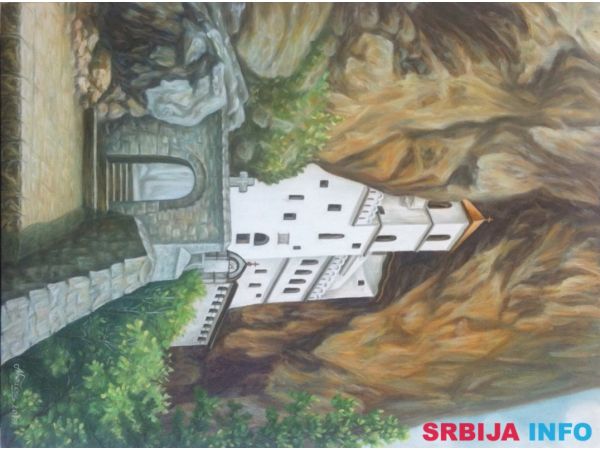 Umjetnička slika - Manastir Ostrog