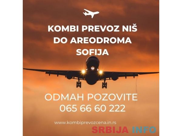 Kombi prevoz putnika do aerodroma Sofija