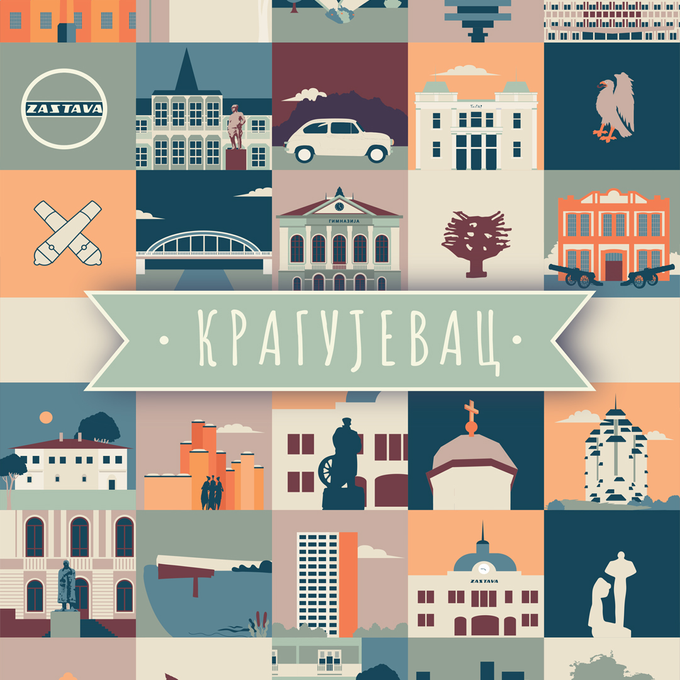 Kragujevac - Art Print