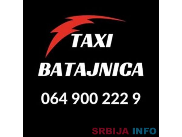 Taksi Batajnica broj telefona - 064 900 222 9