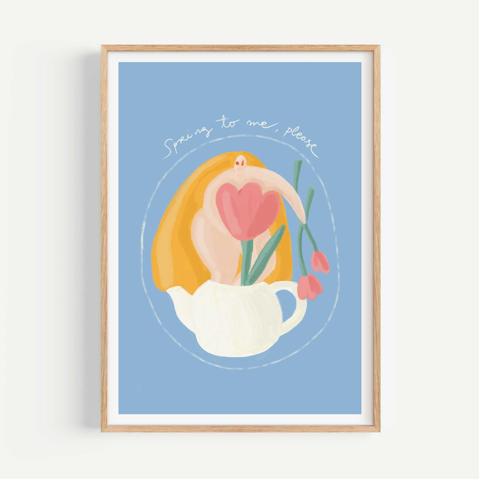 Print "Spring to me, please"