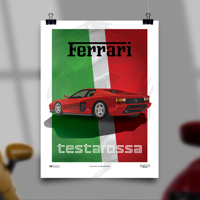 Ferrari Testarossa 30x40