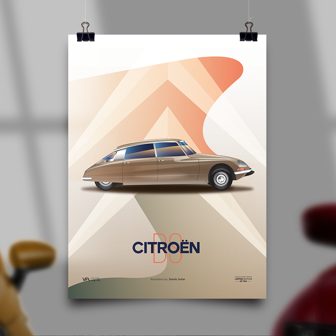 Poster Citroen DS 30x40