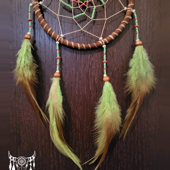 Hvatač Snova - Dreamcatcher Br. 27 Green Indy