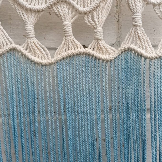 Macrame zidna tapiserija "Sea"