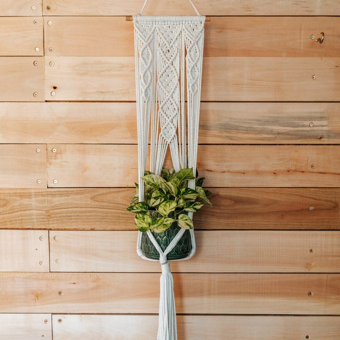 Macrame plant hanger boho MAC MACRAME