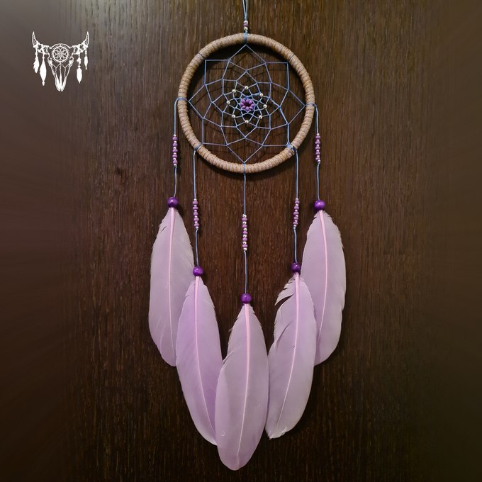 Hvatač Snova - Dreamcatcher Br. 69 Purple Grace