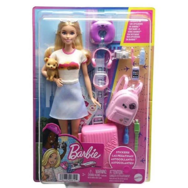 Barbie malibu travel set