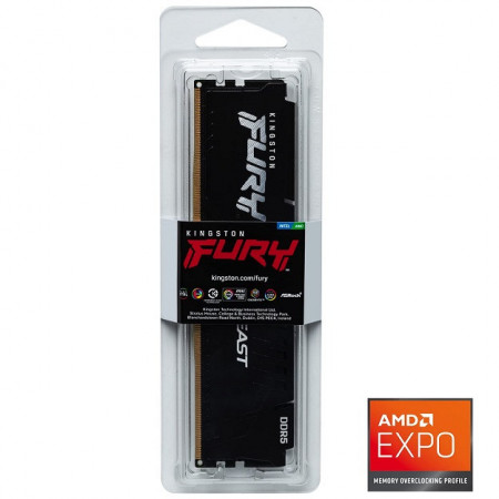 16GB DDR5/5200 KINGSTON KF552C36BBE-16, Fury Beast, AMD Expo