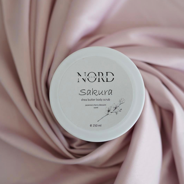 Piling za telo SHEA BUTTER - SAKURA