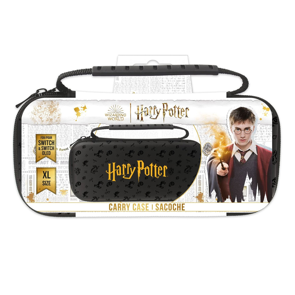 Harry Potter XL Carrying Case For Switch And Oled - Black