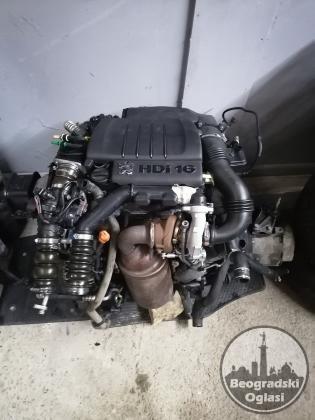 Motor 1.6 hdi 66kw 245900km peugeot