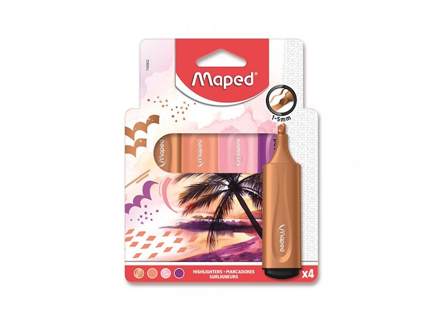 TEKST MARKER MAPED FLUO`PEPS SORT BLISTER