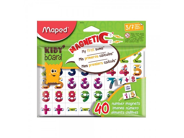 MAGNETI MAPED M587311 KIDY BOARD BROJEVI