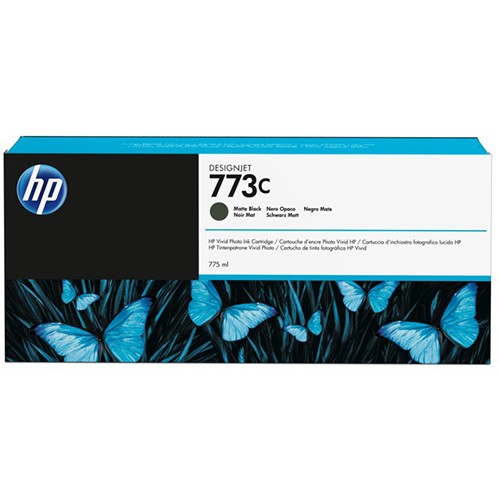 HP 773C 775-ml Matte Black DesignJet Ink Cartridge | C1Q37A