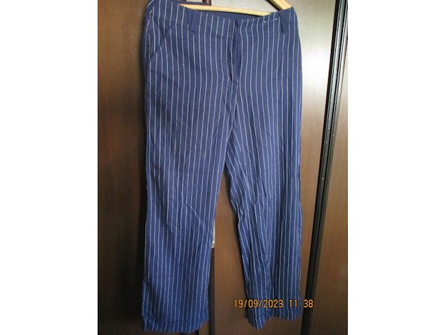 PLAVE LANENE PANTALONE