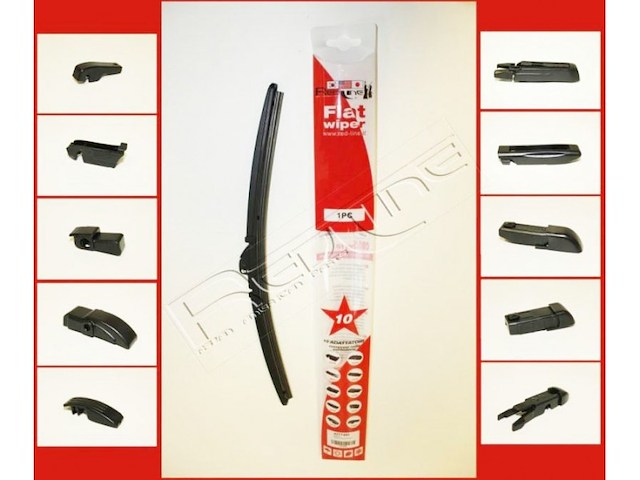42TT625-Metlica brisača FLET 625mm-10 adaptera-zamenski rezervni deo