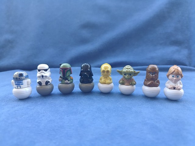 STAR WARS KOMPLET ROLINZZ FIGURICA 1-8