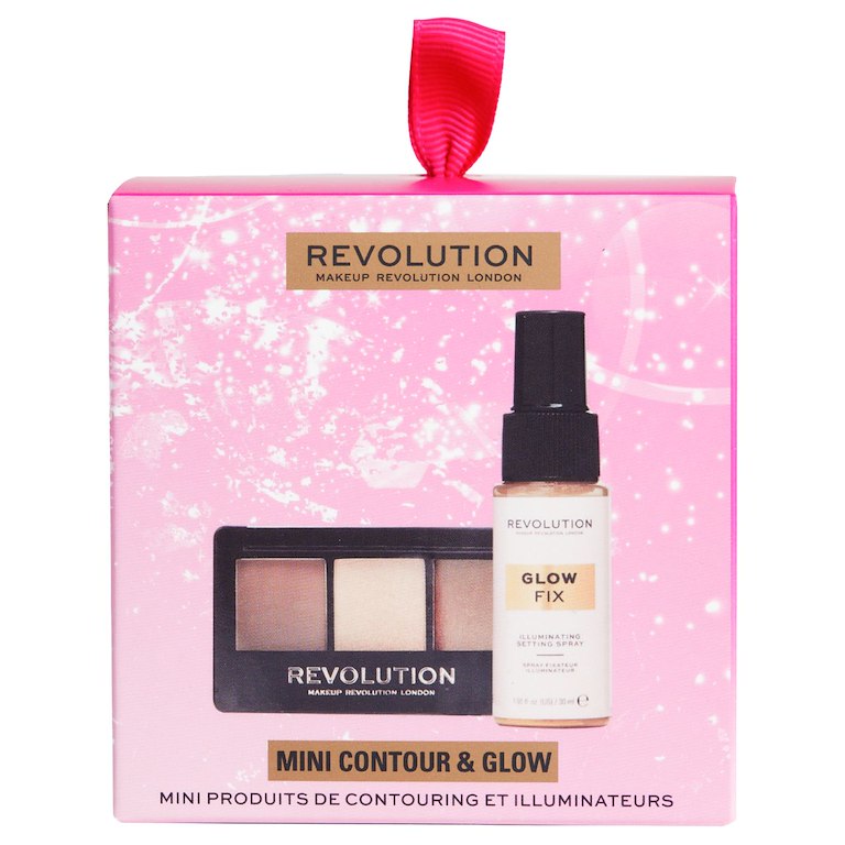 Set za šminkanje MAKEUP REVOLUTION Mini Contour & Glow