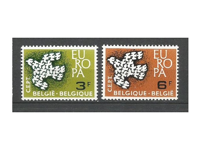 Belgija 1961. EVROPA CEPT,cista serija