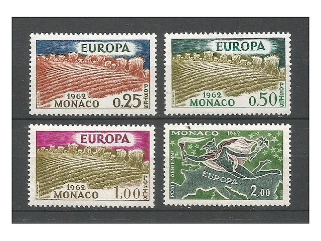 Monako 1962. EVROPA CEPT cista serija