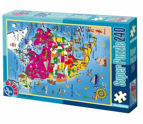 SUPER PUZZLE 240PCS MAPS 03