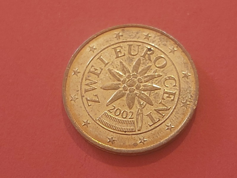 Austrija - 2 euro cent 2002 god