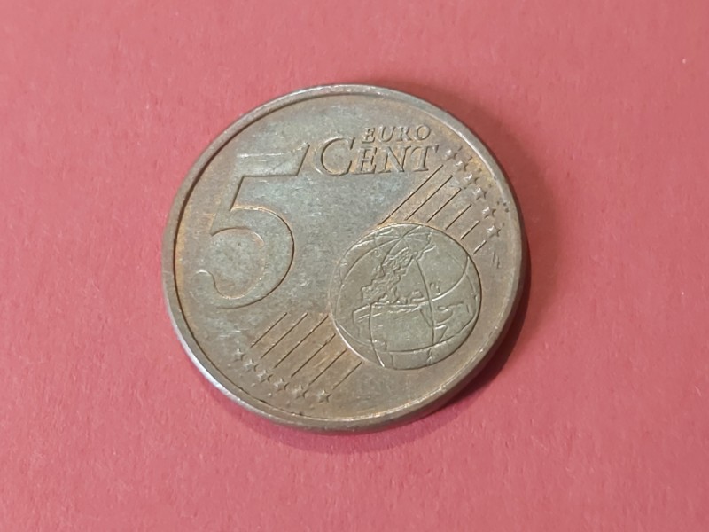 Nemačka - 5 euro cent 2008 god D