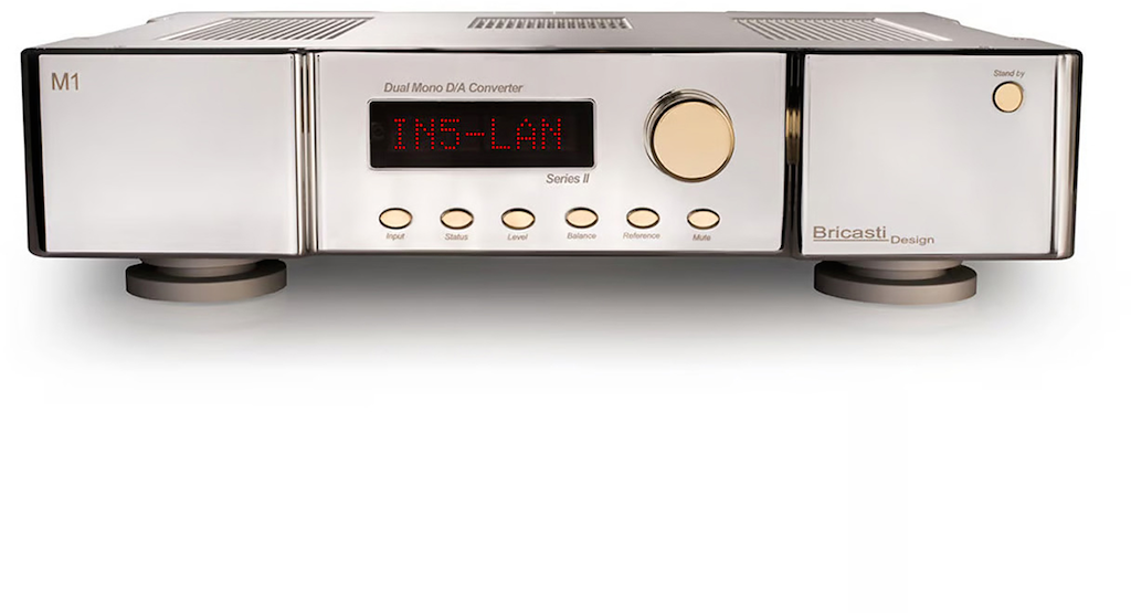 Bricasti Design M1 Series II Platinum D/A konverter
Model 1 Series II D/A Converter
Extreme Perfromance
Purity of signal
Network Streaming
Masterfully connected