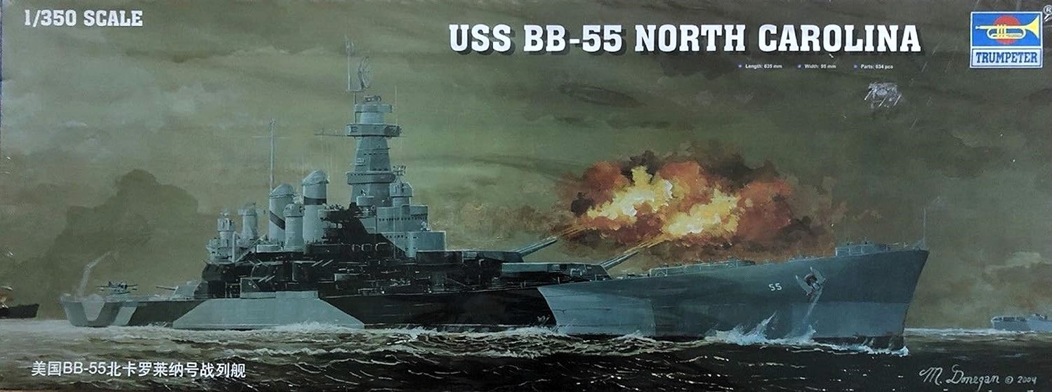 TRUMPETER 1/350 USS BB-55 North Carolina 1944