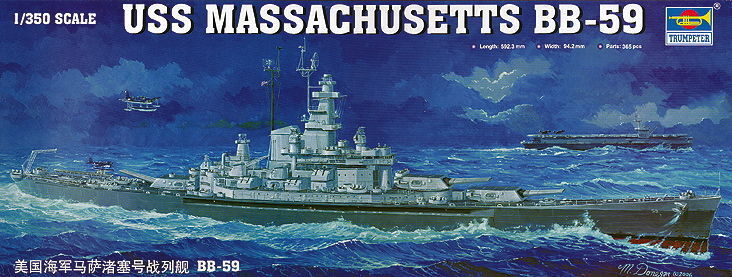 TRUMPETER 1/350 USS Massachusetts BB-59