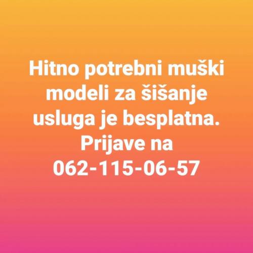 Hitno potrebni muški modeli za šišanje