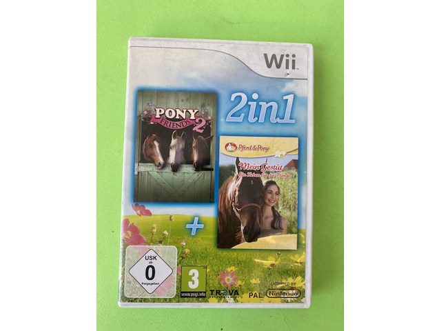 Pony Friends 2-Pferd Pony 2in1 - Nintendo Wii igrica