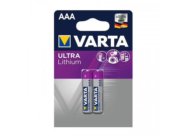 Baterija FR03/AAA Varta blister 2/1