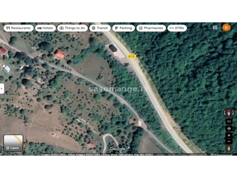 15 ari zemljišta Crna Gora - seosko imanje pored puta - Kolašin - Gornja Morača - Dragovića Polje