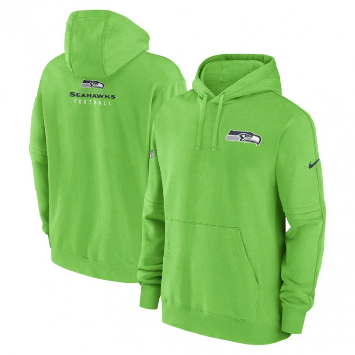 Seattle Seahawks Nike Club Sideline Fleece Pullover duks sa kapuljačom