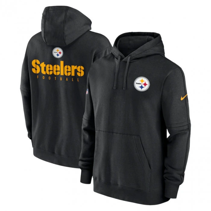 Pittsburgh Steelers Nike Club Sideline Fleece Pullover duks sa kapuljačom